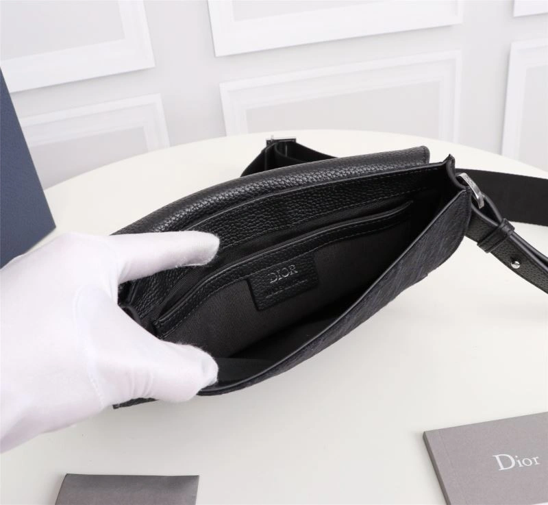Brand-authenticated Christian Dior Saddle Bags