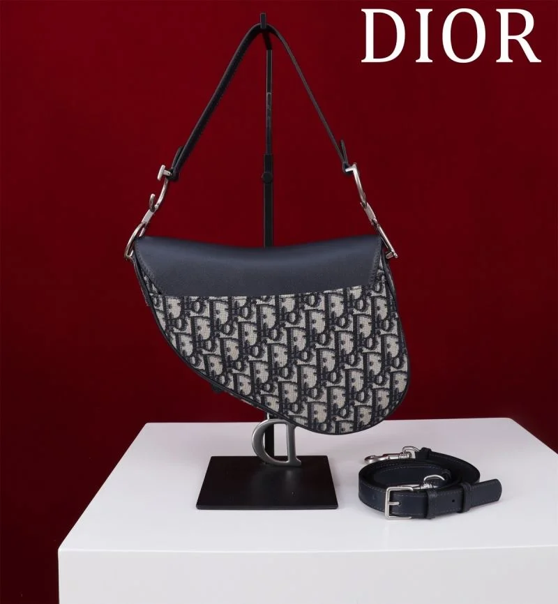 Genuine Christian Dior Saddle bags