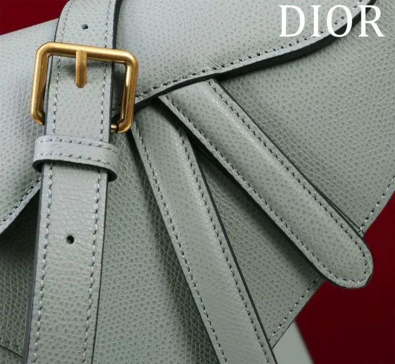 Brand-authenticated Christian Dior Saddle bags