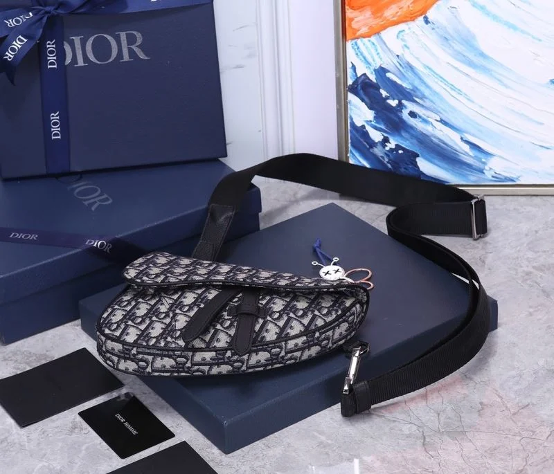 Genuine Christian Dior Saddle bags