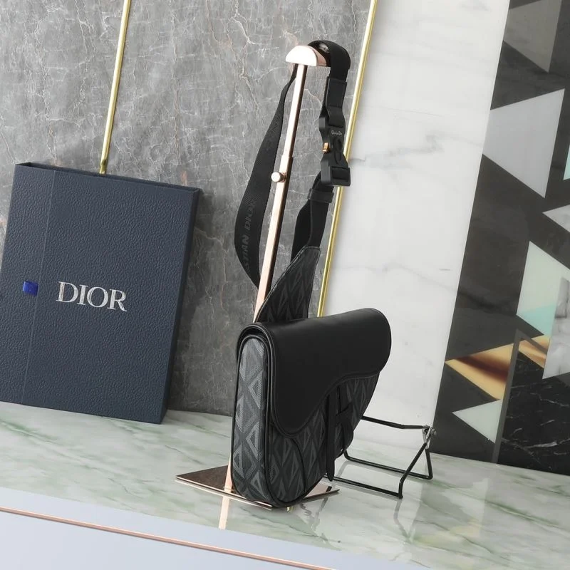 Brand-authenticated Christian Dior Saddle bags