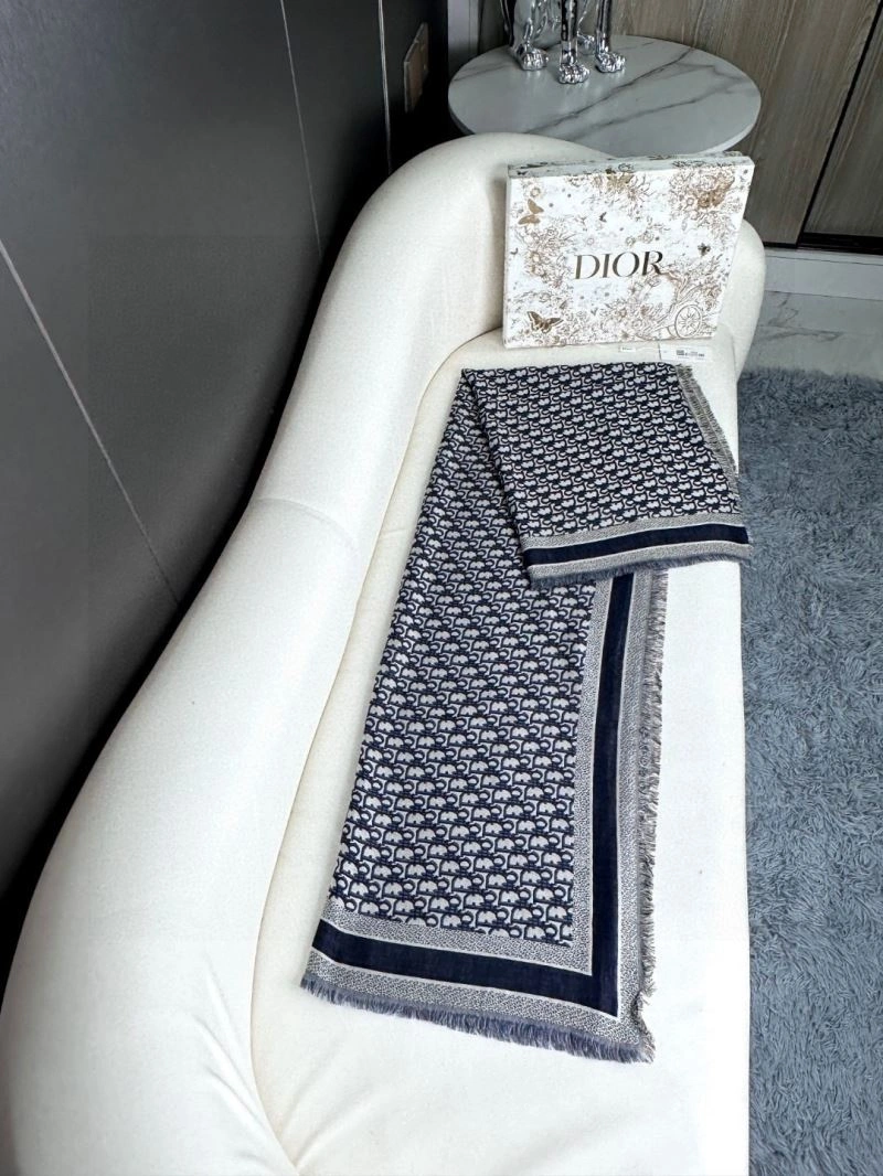 Brand-authenticated Christian Dior Scarf