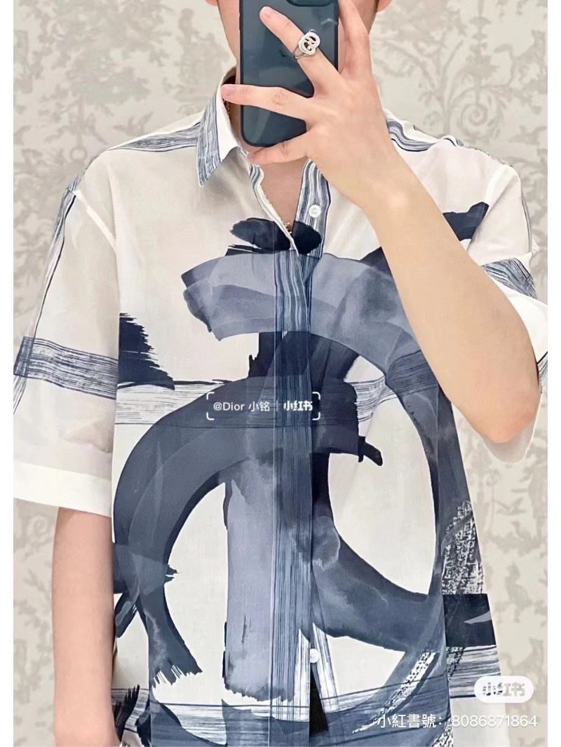 1:1 copy Christian Dior Shirts