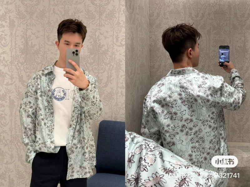 1:1 copy Christian Dior Shirts
