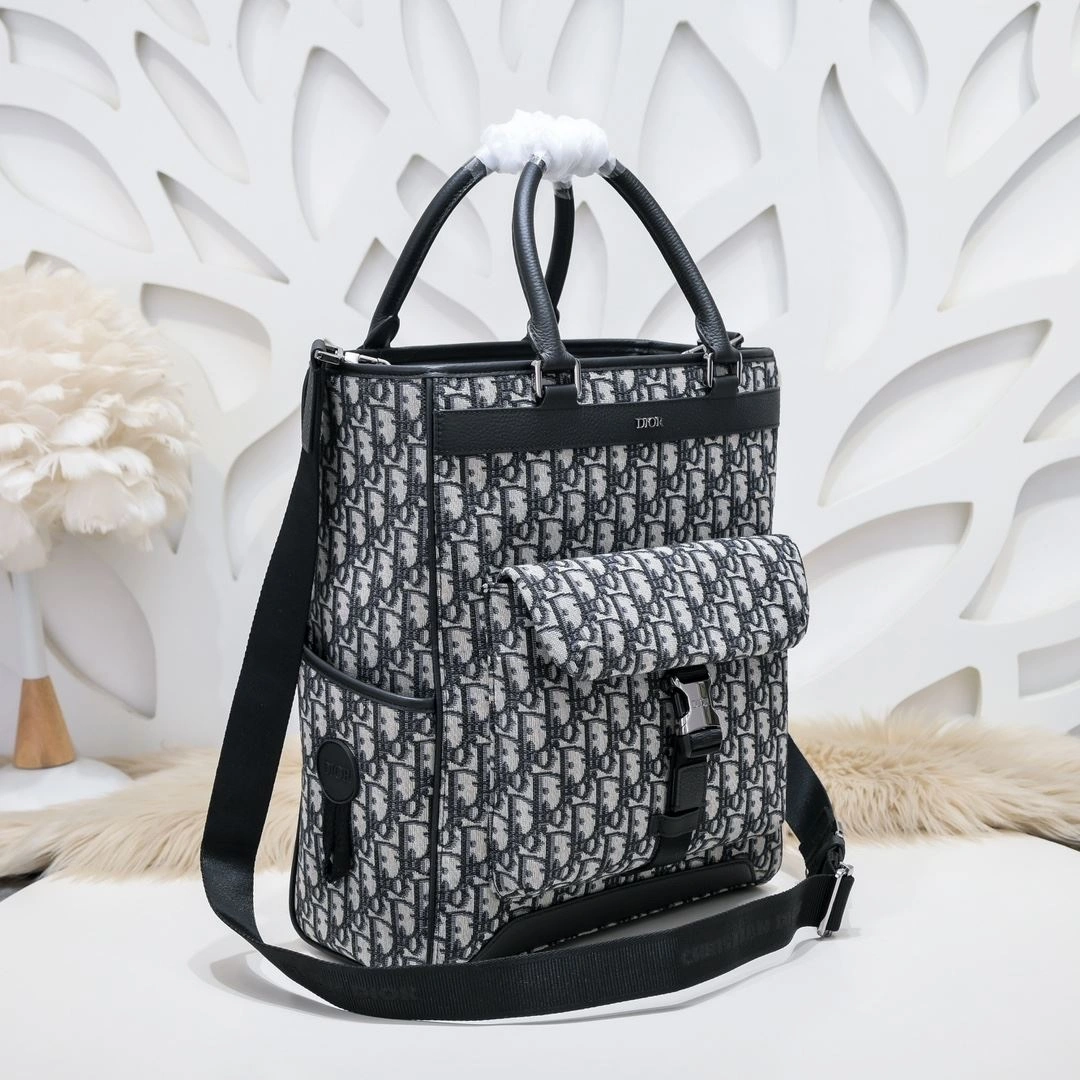 Brand-authenticated Christian Dior Shopping Bags