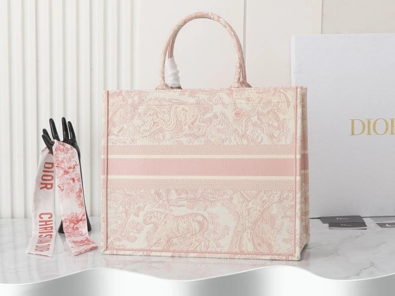 Brand-authenticated Christian Dior Shopping Bags