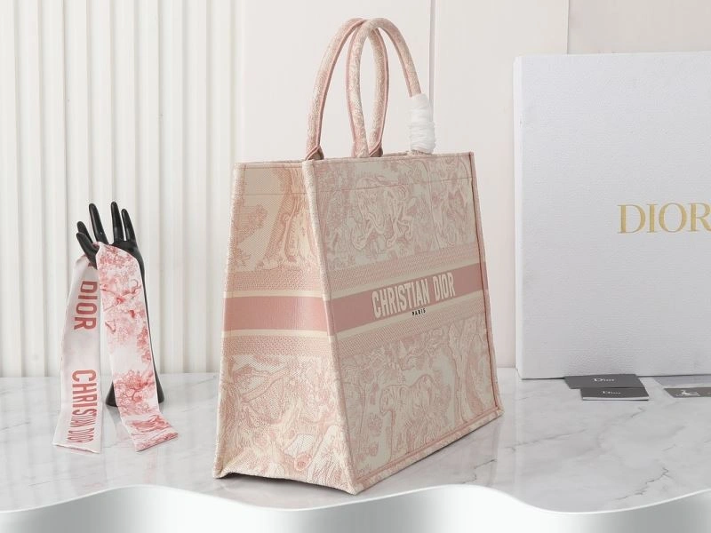 Brand-authenticated Christian Dior Shopping Bags