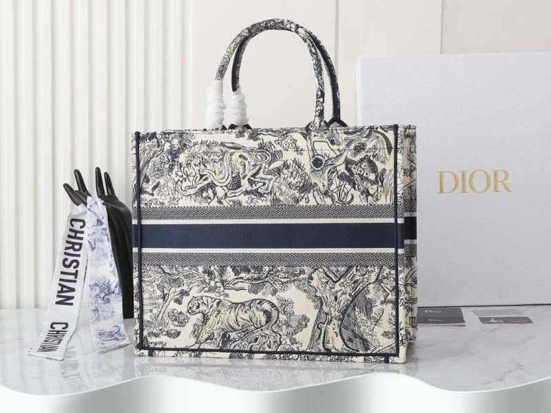Brand-authenticated Christian Dior Shopping Bags