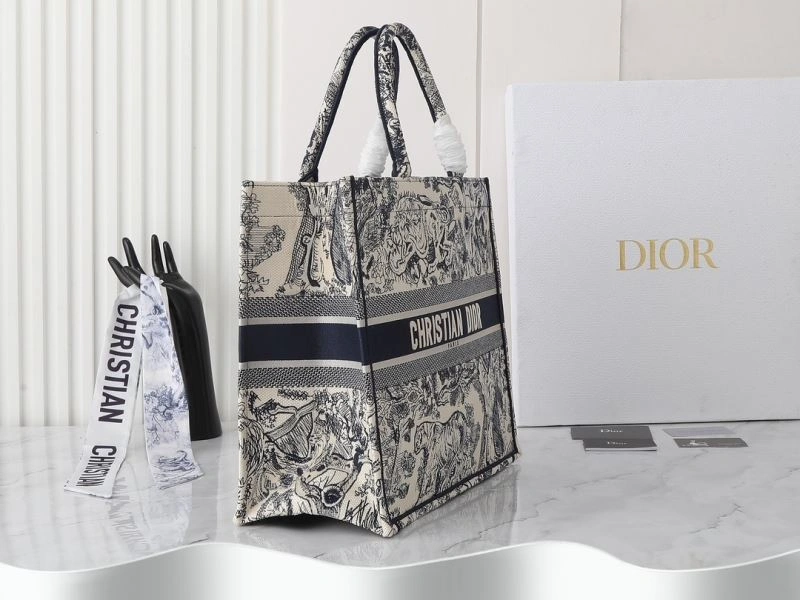 Brand-authenticated Christian Dior Shopping Bags