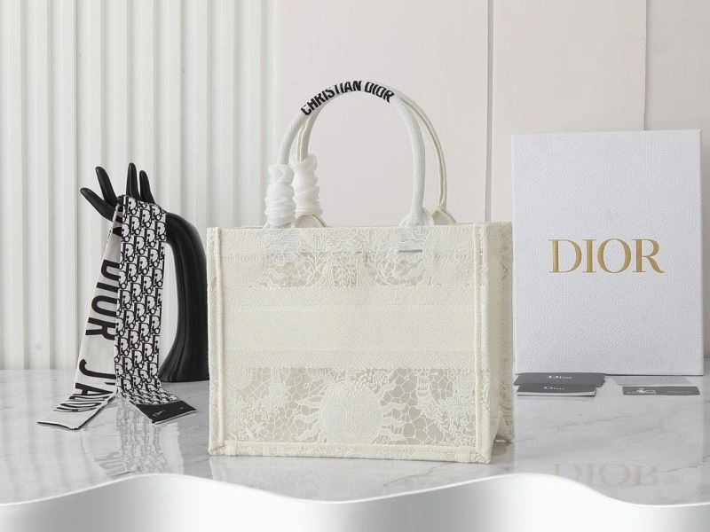 Brand-authenticated Christian Dior Shopping Bags