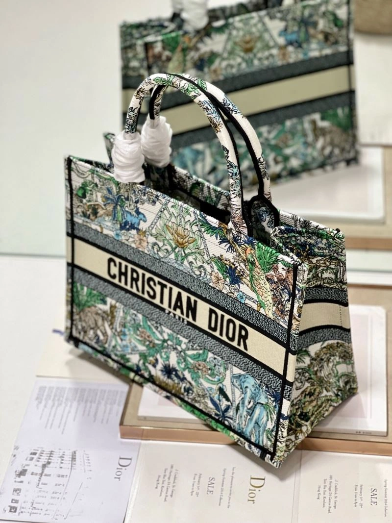 Brand-authenticated Christian Dior Shopping Bags