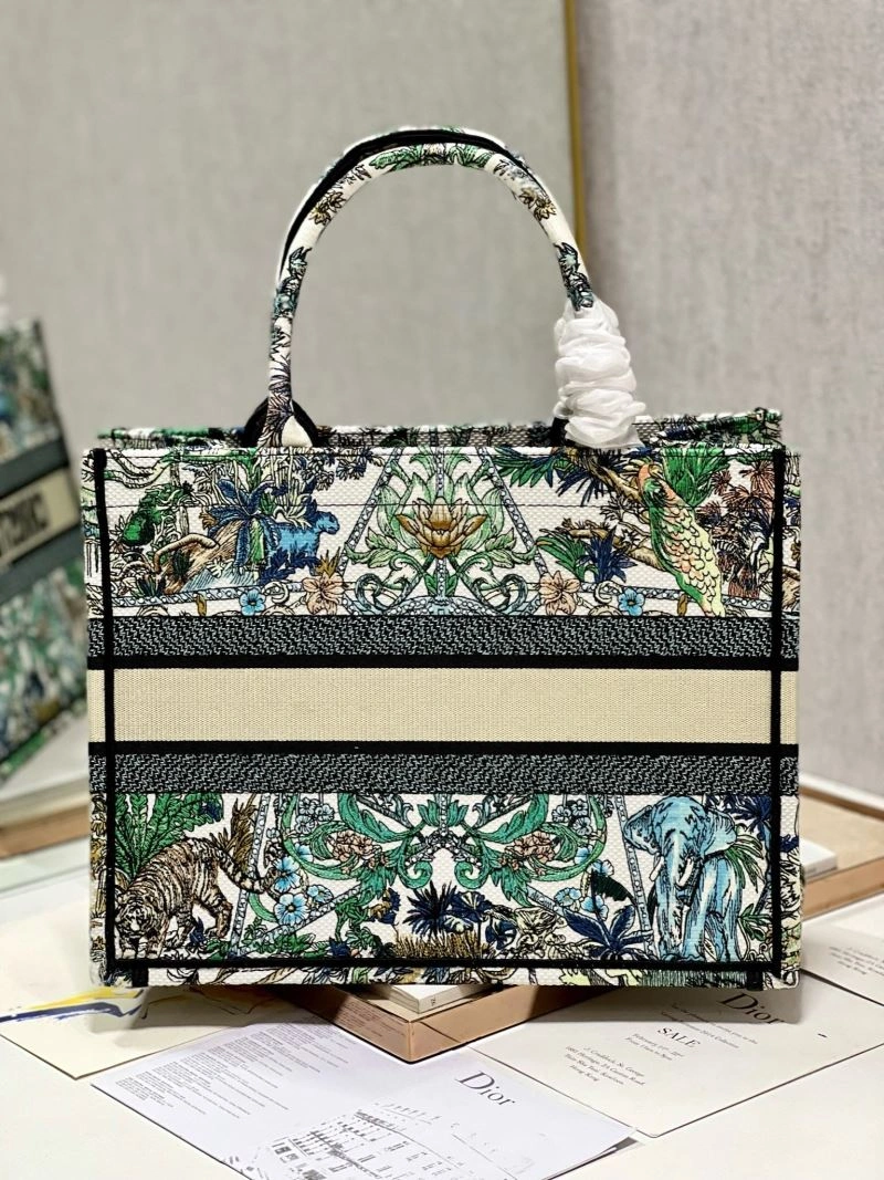 Brand-authenticated Christian Dior Shopping Bags