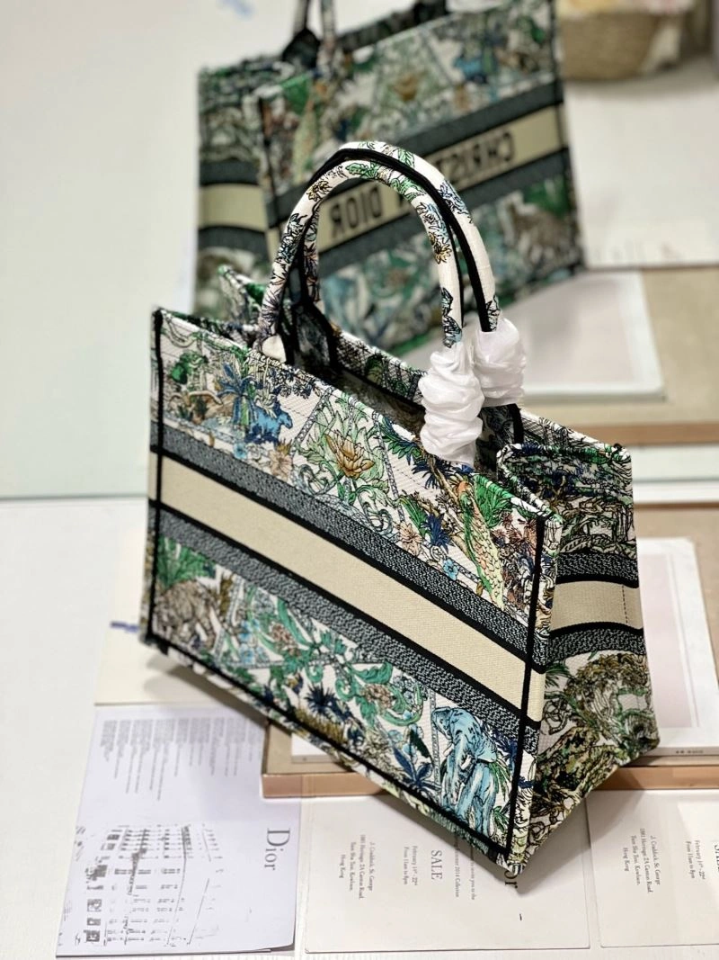 Brand-authenticated Christian Dior Shopping Bags