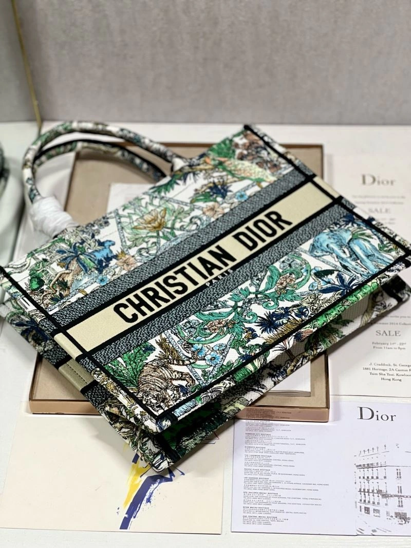 Brand-authenticated Christian Dior Shopping Bags
