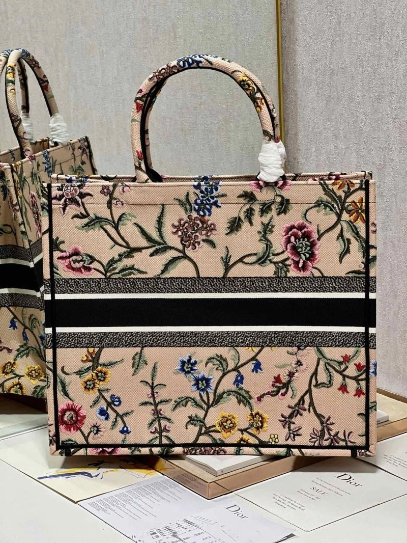 Brand-authenticated Christian Dior Shopping Bags