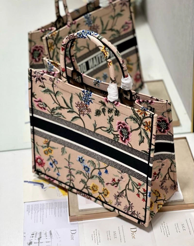 Brand-authenticated Christian Dior Shopping Bags