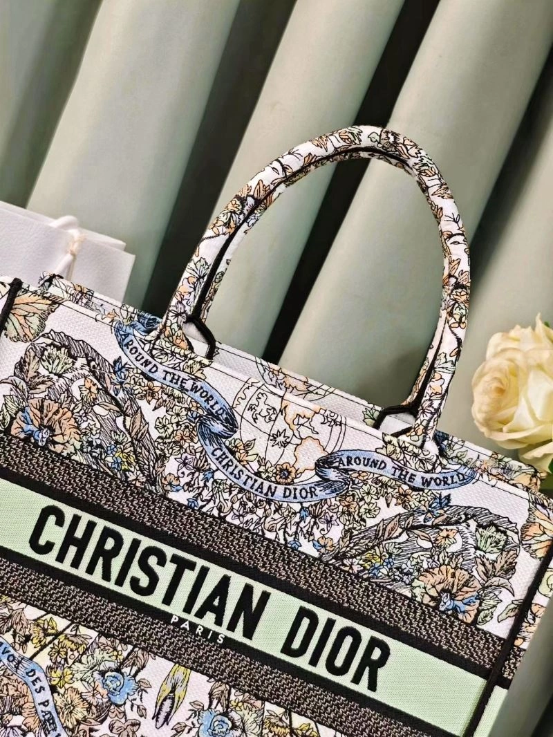 Brand-authenticated Christian Dior Shopping Bags