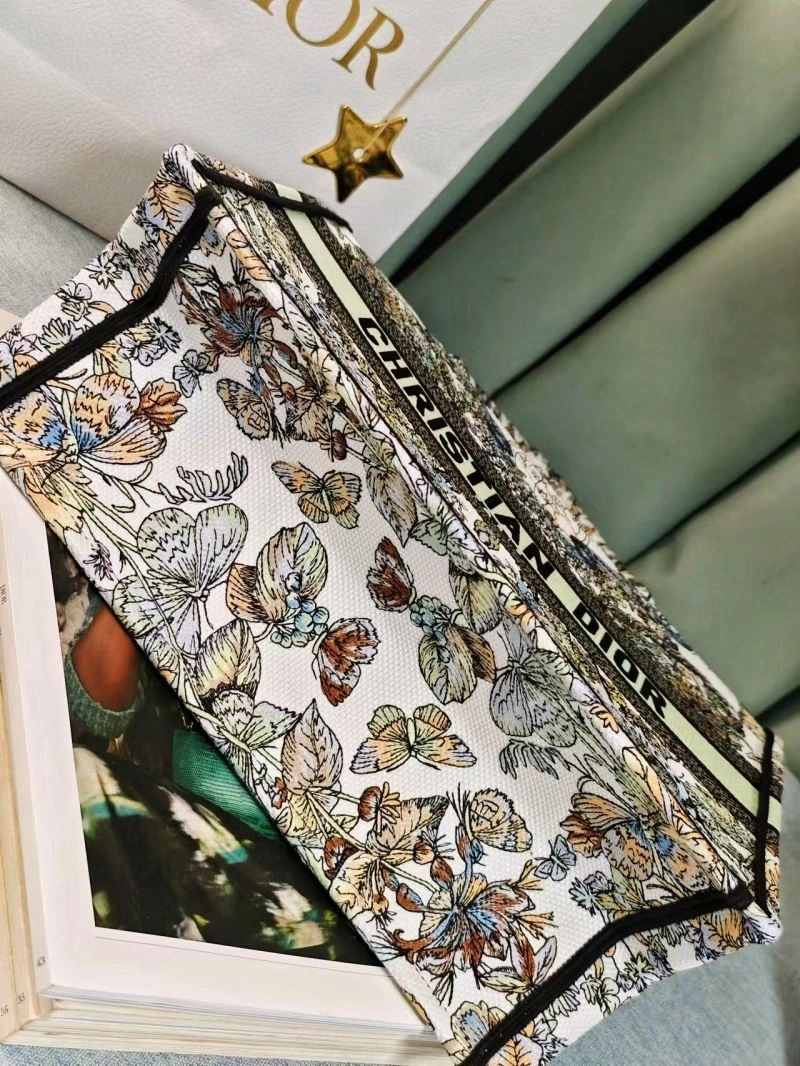 Brand-authenticated Christian Dior Shopping Bags