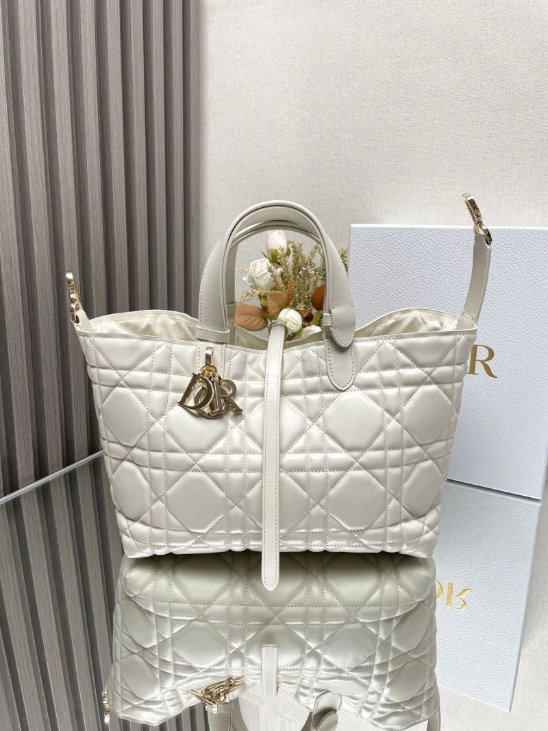 Brand-authenticated Christian Dior Shopping Bags