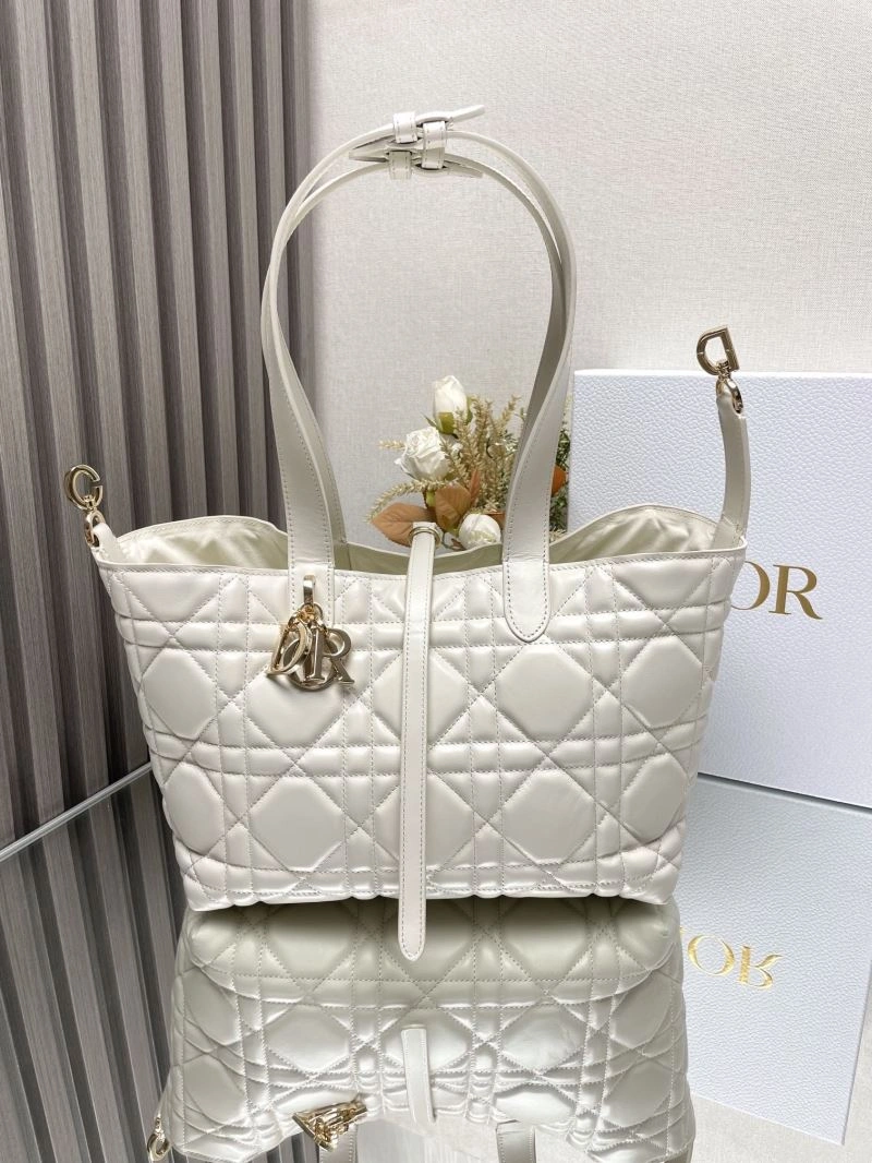 Brand-authenticated Christian Dior Shopping Bags