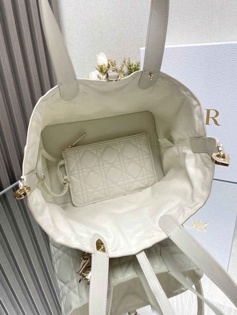 Brand-authenticated Christian Dior Shopping Bags