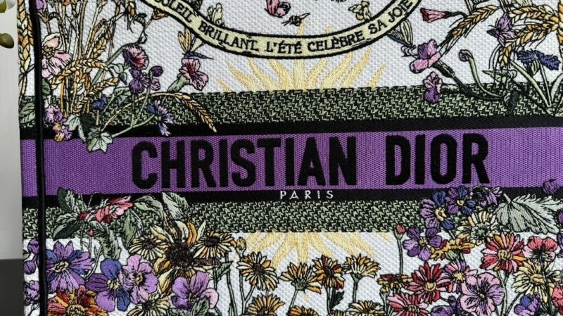 Brand-authenticated Christian Dior Shopping Bags