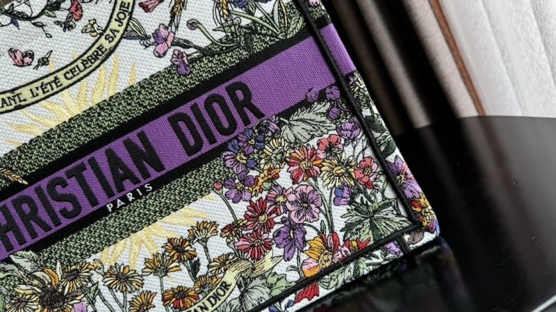Brand-authenticated Christian Dior Shopping Bags