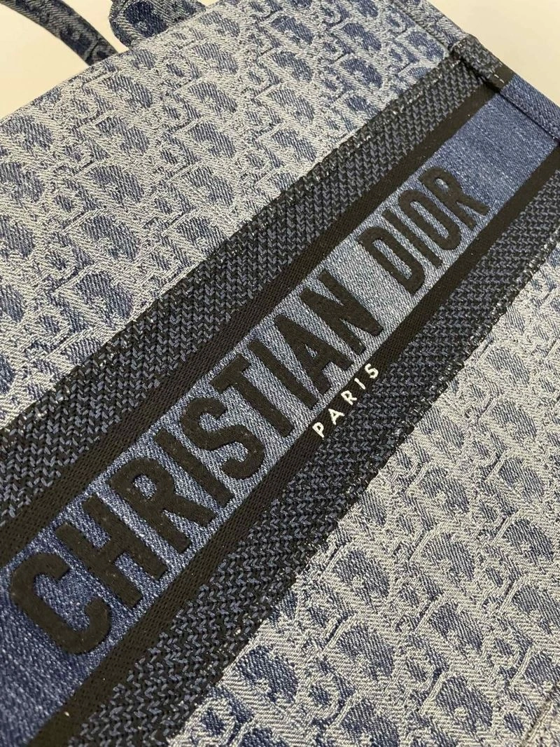 Brand-authenticated Christian Dior Shopping Bags