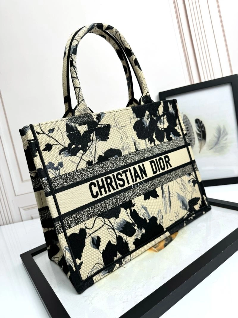 Brand-authenticated Christian Dior Shopping Bags