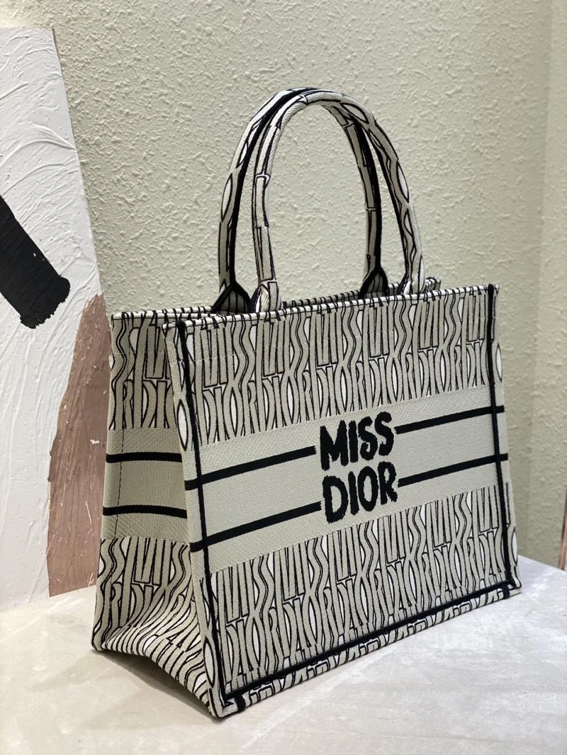 Brand-authenticated Christian Dior Shopping Bags