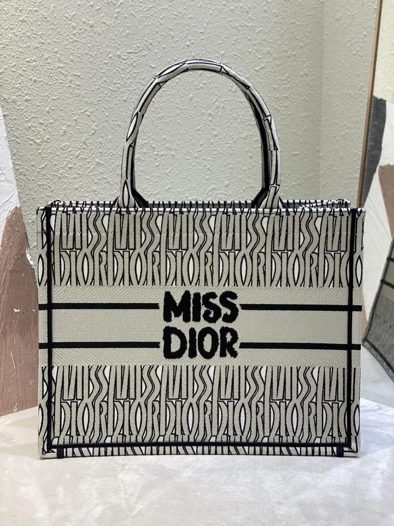 Brand-authenticated Christian Dior Shopping Bags