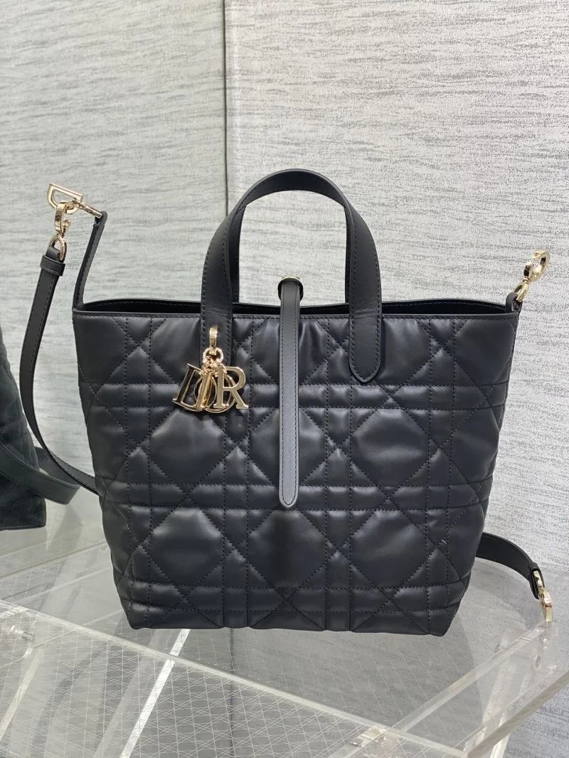 Brand-authenticated Christian Dior Shopping Bags