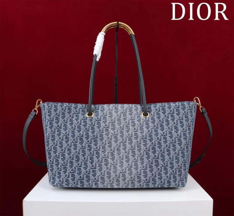 Brand-authenticated Christian Dior Shopping Bags