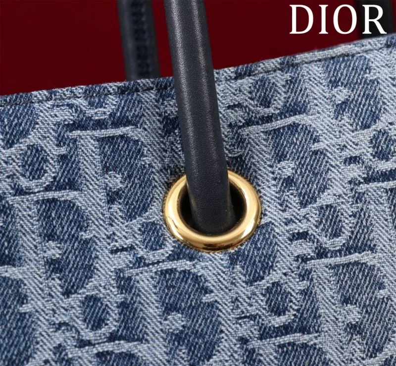 Brand-authenticated Christian Dior Shopping Bags