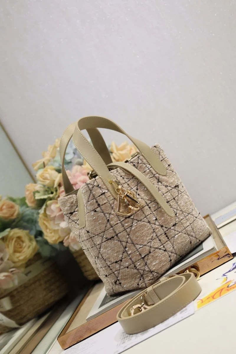 Brand-authenticated Christian Dior Shopping Bags