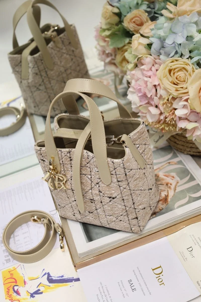 Brand-authenticated Christian Dior Shopping Bags