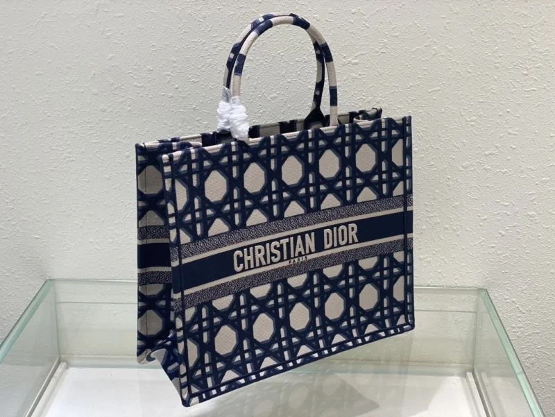 Brand-authenticated Christian Dior Shopping Bags