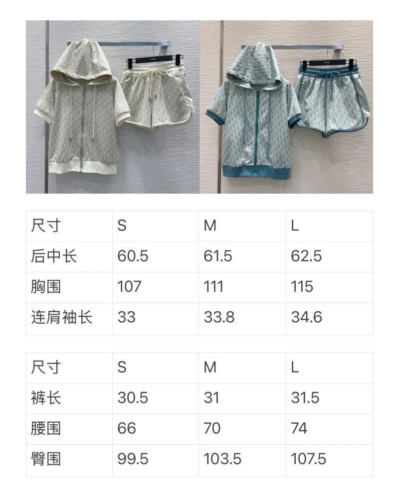 Mirror quality Christian Dior Short Suits