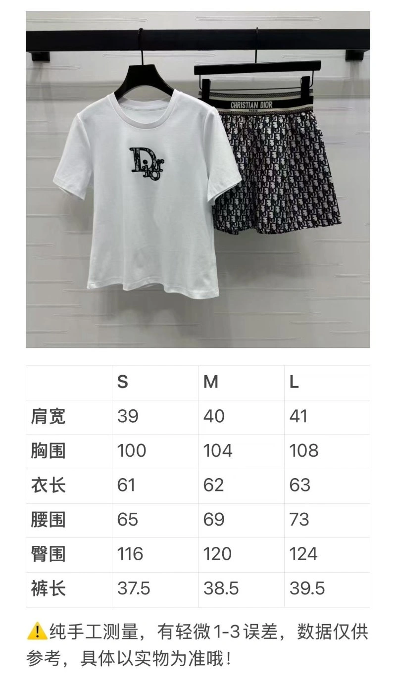 Economical Christian Dior Short Suits