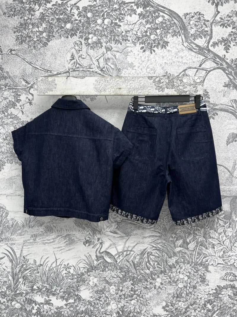 Brand-authenticated Christian Dior Short Suits