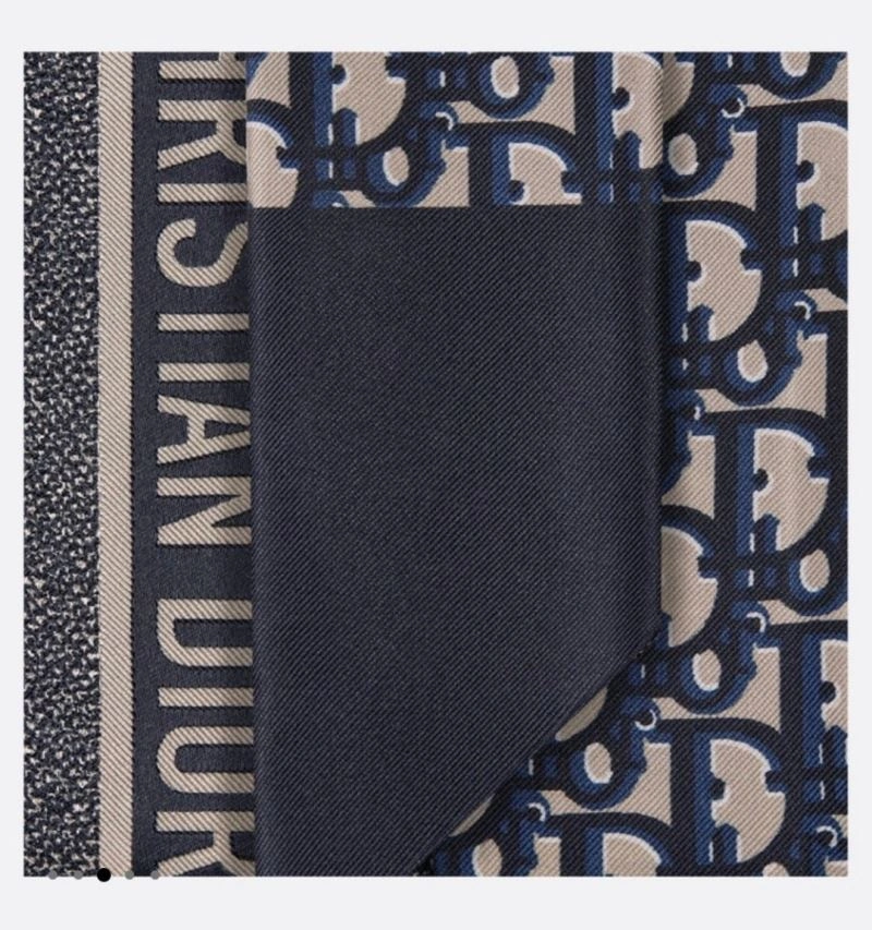 Brand-authenticated Christian Dior Silk