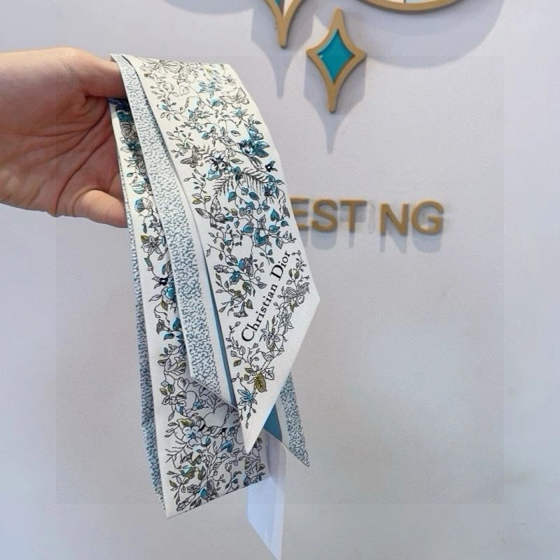 Brand-authenticated Christian Dior Silk