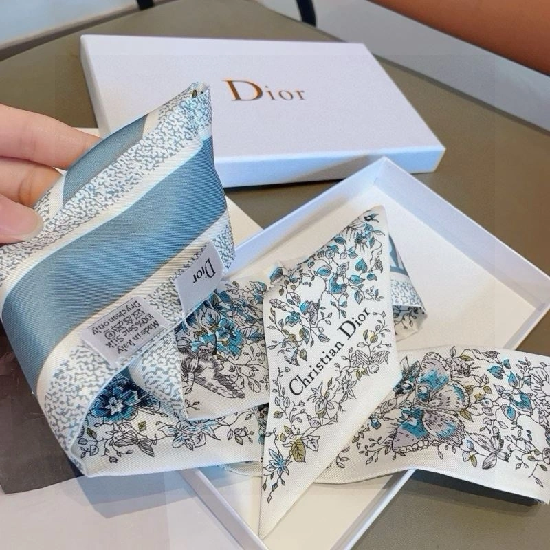 Brand-authenticated Christian Dior Silk