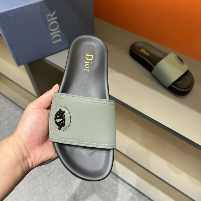 Brand-authenticated Christian Dior Slippers