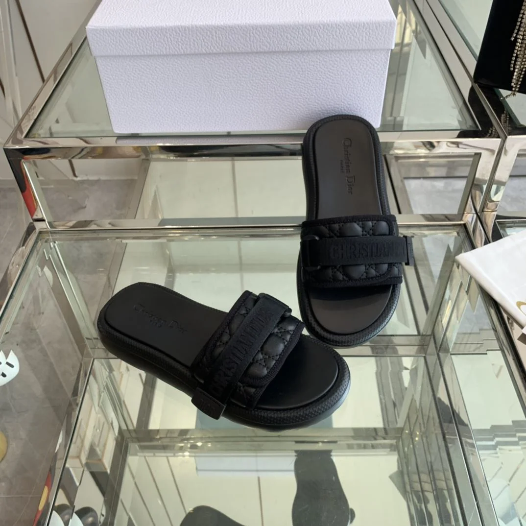 Brand-authenticated Christian Dior Slippers