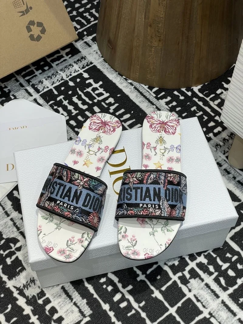 Brand-authenticated Christian Dior Slippers