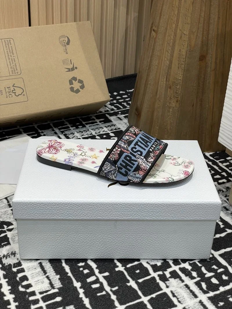 Brand-authenticated Christian Dior Slippers