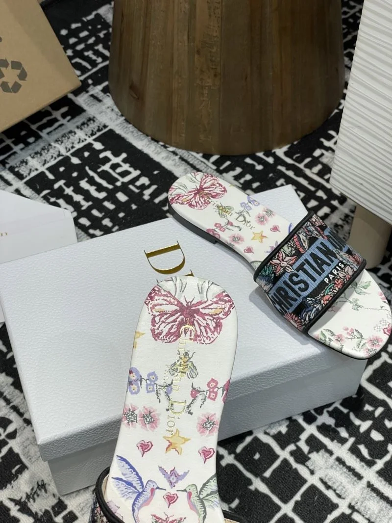 Brand-authenticated Christian Dior Slippers