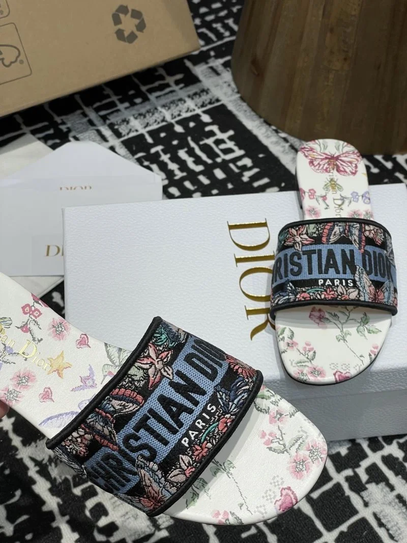 Brand-authenticated Christian Dior Slippers