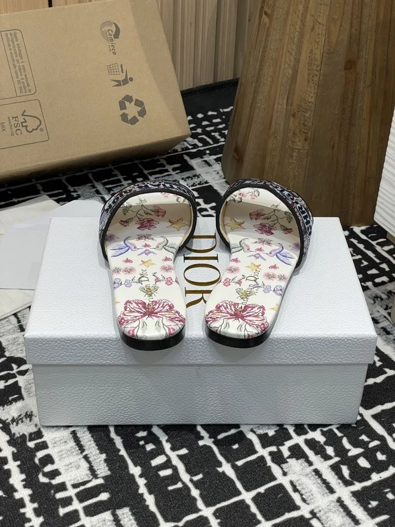 Brand-authenticated Christian Dior Slippers